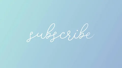 Youtube subscribe button in cursive writ... | Stock Video | Pond5