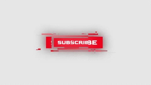 Youtube Subscribe Button with Modern Gli... | Stock Video | Pond5