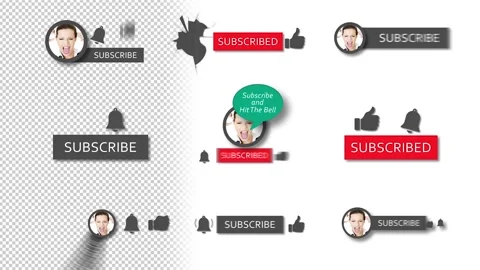 Youtube Subscribe Pack ~ After Effects Project #145430345
