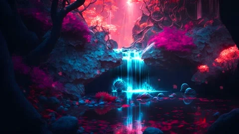 Zen and calm animation loop of landscape... | Stock Video | Pond5