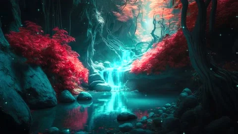 Zen and calm animation loop of landscape... | Stock Video | Pond5