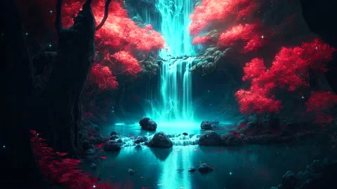 Zen and calm animation loop of landscape... | Stock Video | Pond5