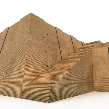 3D Model: Ziggurat ~ Buy Now #89229095 | Pond5