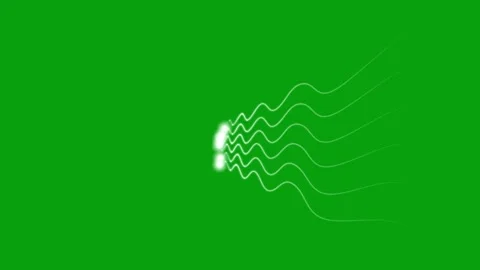 Zigzag lines motion graphics with green ... | Stock Video | Pond5