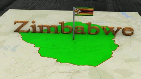 Zimbabwe Map Stock Video Footage | Royalty Free Zimbabwe Map Videos | Pond5