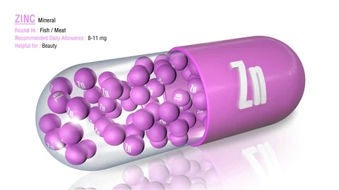 Zinc - Animated Mineral Capsule Concept | Stock Video | Pond5