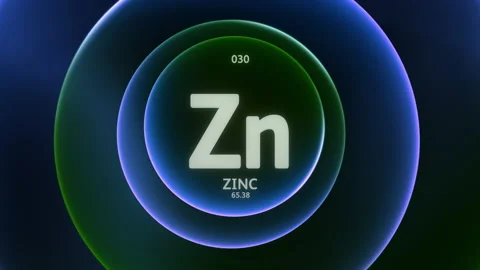 Zinc Periodic Table Science Content Titl... | Stock Video | Pond5