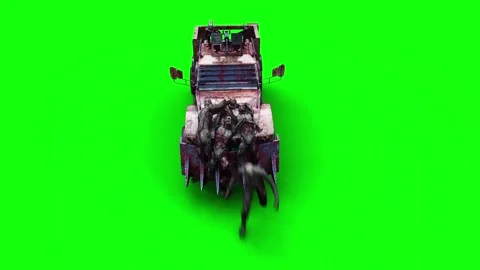 zombie car very fast driving. Apocalypti... | Stock Video | Pond5