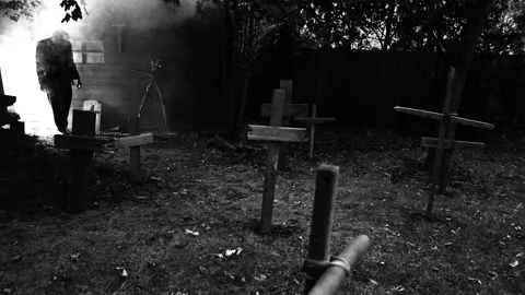 Spooky Halloween Graveyard Stock Footage ~ Royalty Free Stock Videos ...