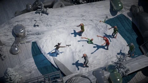 zombie game arcade game fake gameplay ba... | Stock Video | Pond5