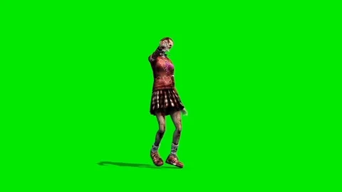 Ghost Girl Green Screen Stock Videos – Royalty-Free HD & 4K Videos
