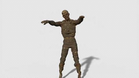 The zombie is moving forward, horror, tr... | Stock Video | Pond5