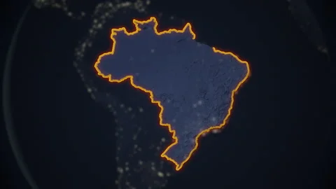 3D Map Brazil Stock Video Footage | Royalty Free 3D Map Brazil Videos ...