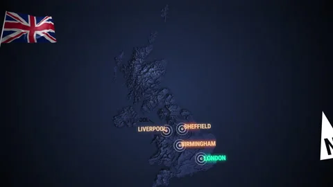 Kingdom United Map Zoom Stock Videos – Royalty-Free HD & 4K Videos | Pond5