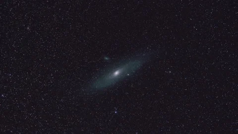 A zoom in on the Andromeda Galaxy in dee... | Stock Video | Pond5