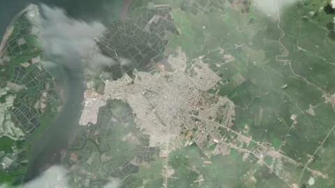 Zoom in to the city Machala, Ecuador. 3D... | Stock Video | Pond5