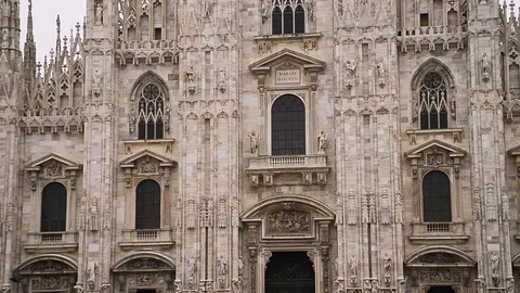 Zoom In of the Duomo in Milan | Stock Video | Pond5
