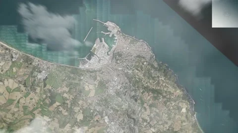 Zoom of the earth from space to the Anco... | Stock Video | Pond5