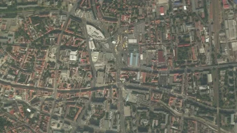 Zoom of the earth from space to the city... | Stock Video | Pond5