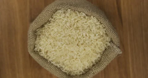 Sack From Rice Stock Footage ~ Royalty Free Stock Videos | Pond5
