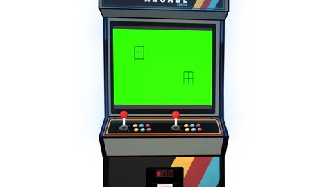 Arcade Machine Screen Stock Video Footage | Royalty Free Arcade Machine ...