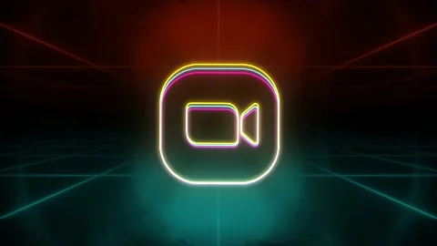 Zoom logo animation retro background | Stock Video | Pond5