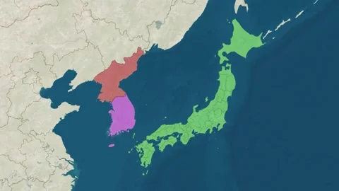 Japan Map Stock Footage ~ Royalty Free Stock Videos | Page 2