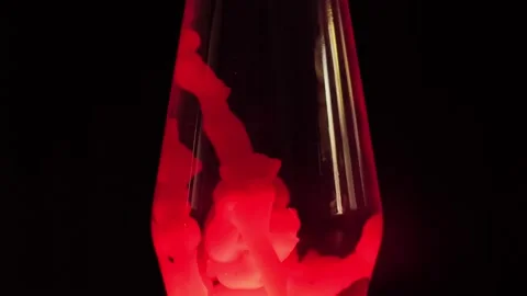 Zoom out of a 1970s Lava Lamp 4K | Stock Video | Pond5