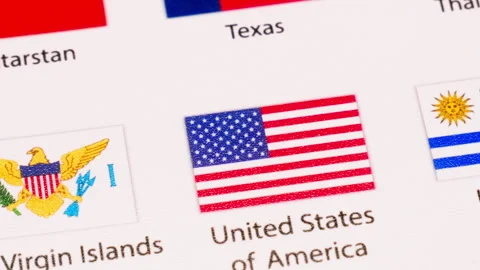 Zoom out of flags of several countries i... | Stock Video | Pond5