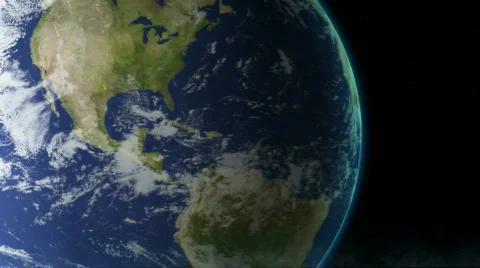 Planet Earth Zoom Out Stock Video Footage | Royalty Free Planet Earth ...