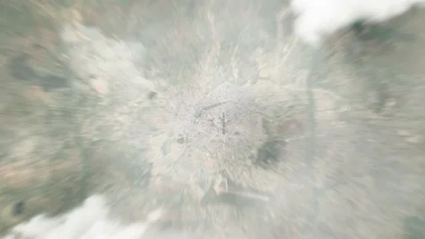 Zoom in from space and focus on Angola H... | Stock Video | Pond5