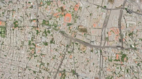 Zoom in from space and focus on Beirut, ... | Stock Video | Pond5