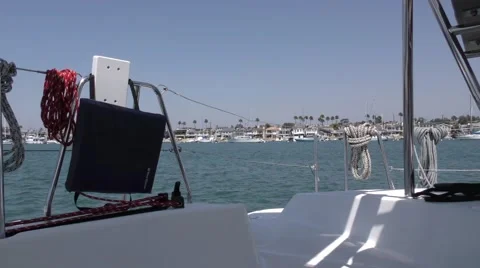 Zoom in from Stern port side view behind... | Stock Video | Pond5