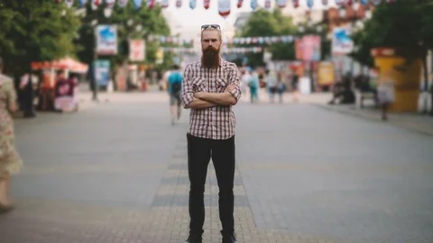 Standing Still Crowd Stock Videos – Royalty-Free HD & 4K Videos | Pond5