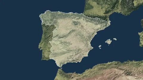 Spain World Map Stock Video Footage | Royalty Free Spain World Map ...