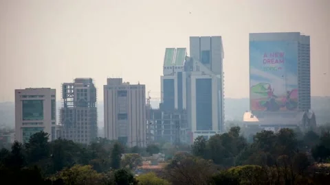 Zoomed long shot of buildings of Islamab... | Stock Video | Pond5