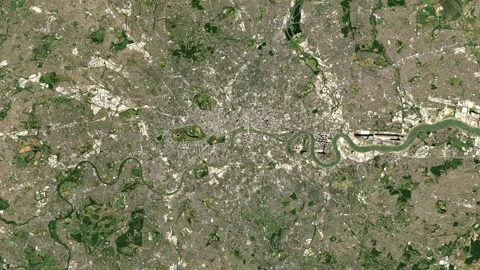Zooming at London city. Map animation. S... | Stock Video | Pond5
