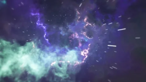 Zooming Out Of A Nebula In Deep Space. H... | Stock Video | Pond5