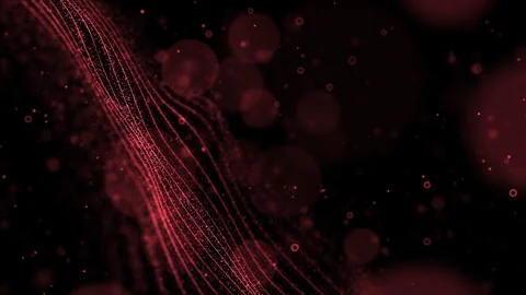 Zooming red color digital lines and part... | Stock Video | Pond5