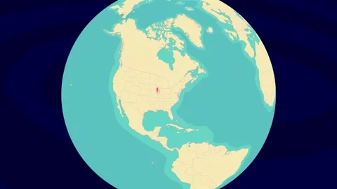 St Louis Map Stock Footage ~ Royalty Free Stock Videos | Pond5